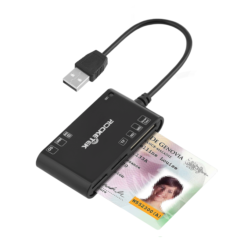 Rocketek multi Smart Card Reader SD/TF MS M2 - rocketeck Rocketek multi Smart Card Reader SD/TF MS M2 - rocketeck