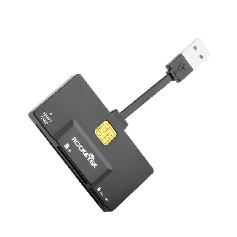 ROCKETEK USB 2.0 multi Smart Card Reader SD/TF -SCR11 - rocketeck ROCKETEK USB 2.0 multi Smart Card Reader SD/TF -SCR11 - rocketeck