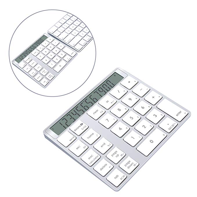 Rocketek Bluetooth Wireless Magic Keypad & Calculator Combo - rocketeck