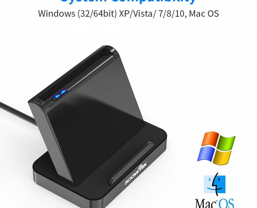Rocketek iso7816 EMV smart ic id card reader - rocketeck