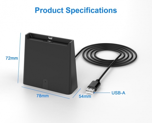 New arrival usb ic chip credit smart card reader writer - rocketeck